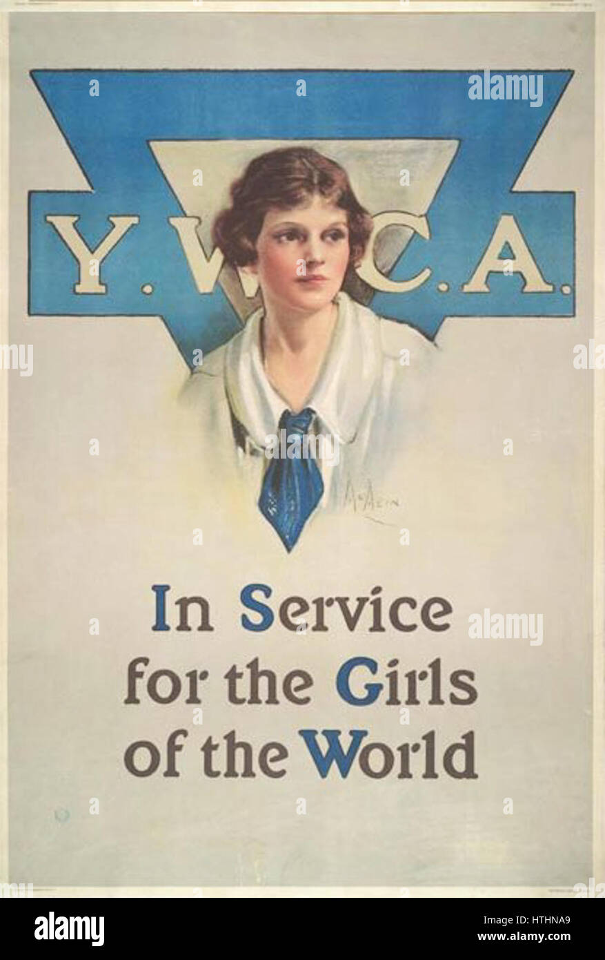 YWCA In Service for the Girls of the World - Poster, 1919 s58d.5 - 2 ...