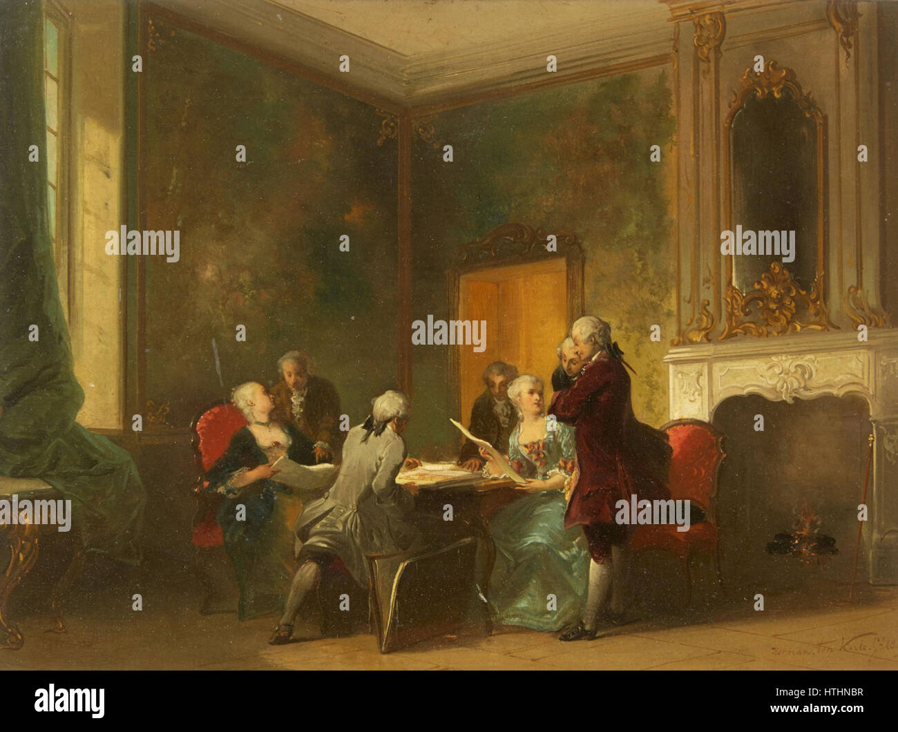 Rokoko stil hi-res stock photography and images - Alamy