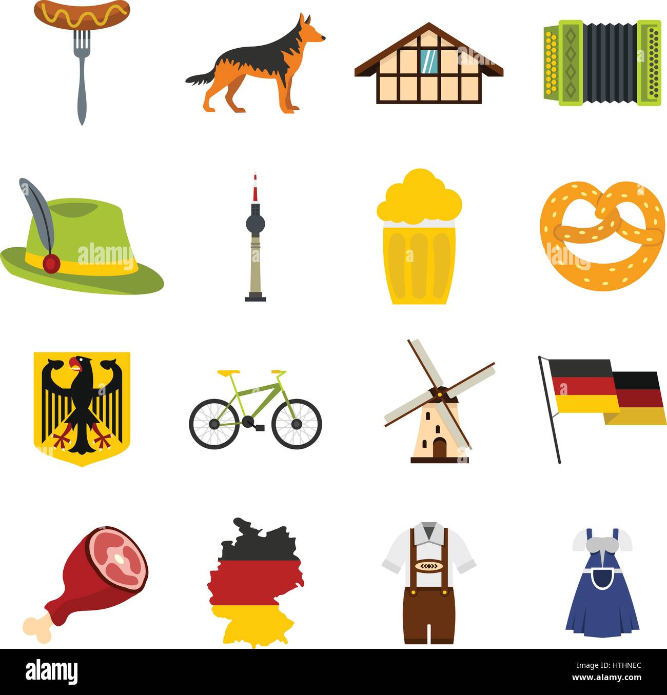 German eagle icon vector vectors hi-res stock photography and images ...