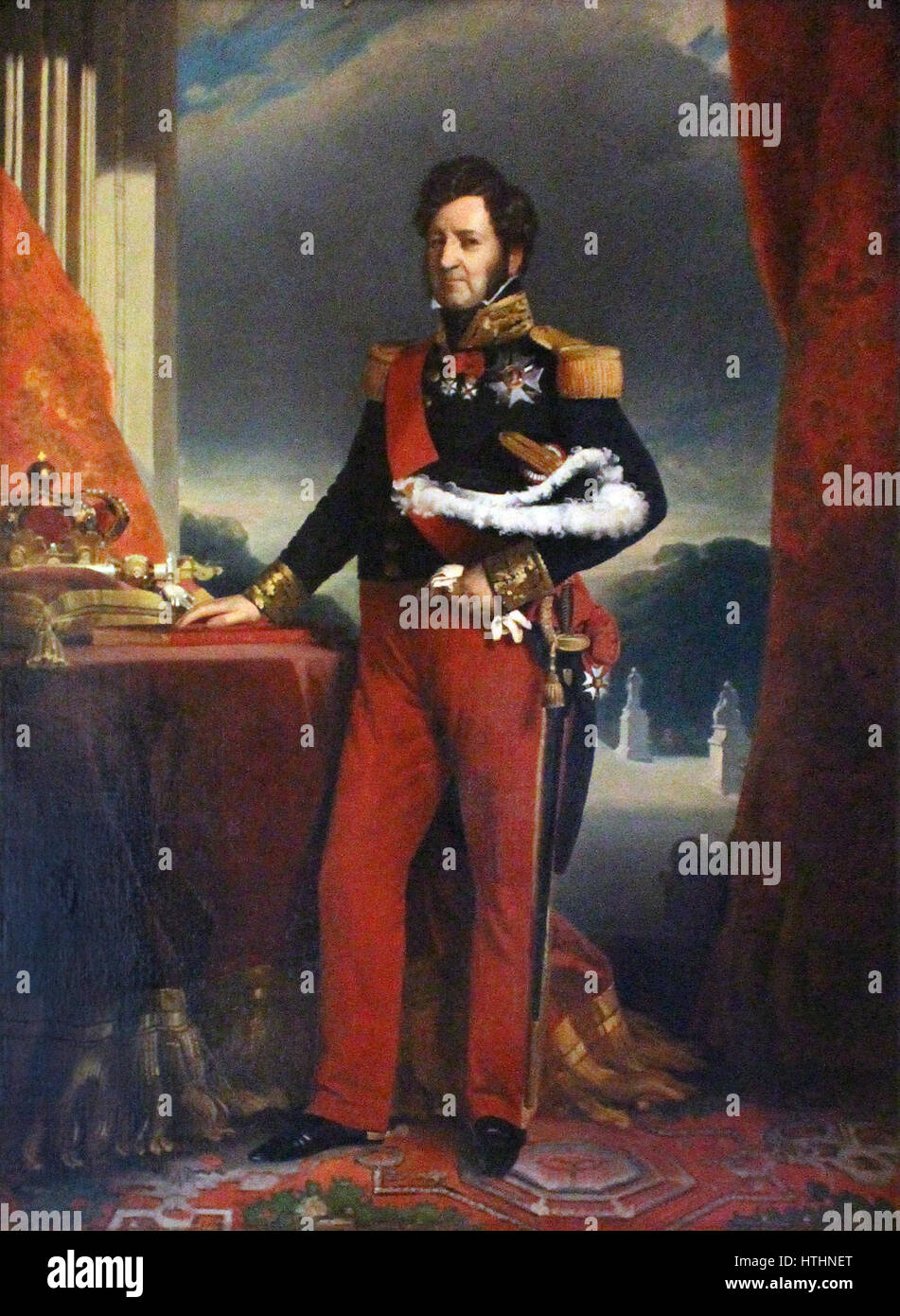 This painting of Louis-Philippe I, displayed at Iolani Palace, depicts ...