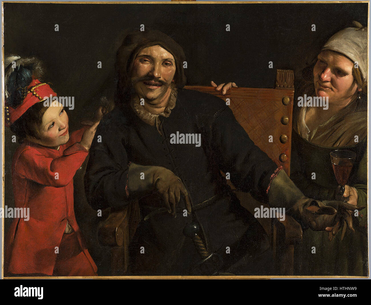 Pietro Paolini - Portrait of Tiberio Fiorilli as Scaramouche Stock ...