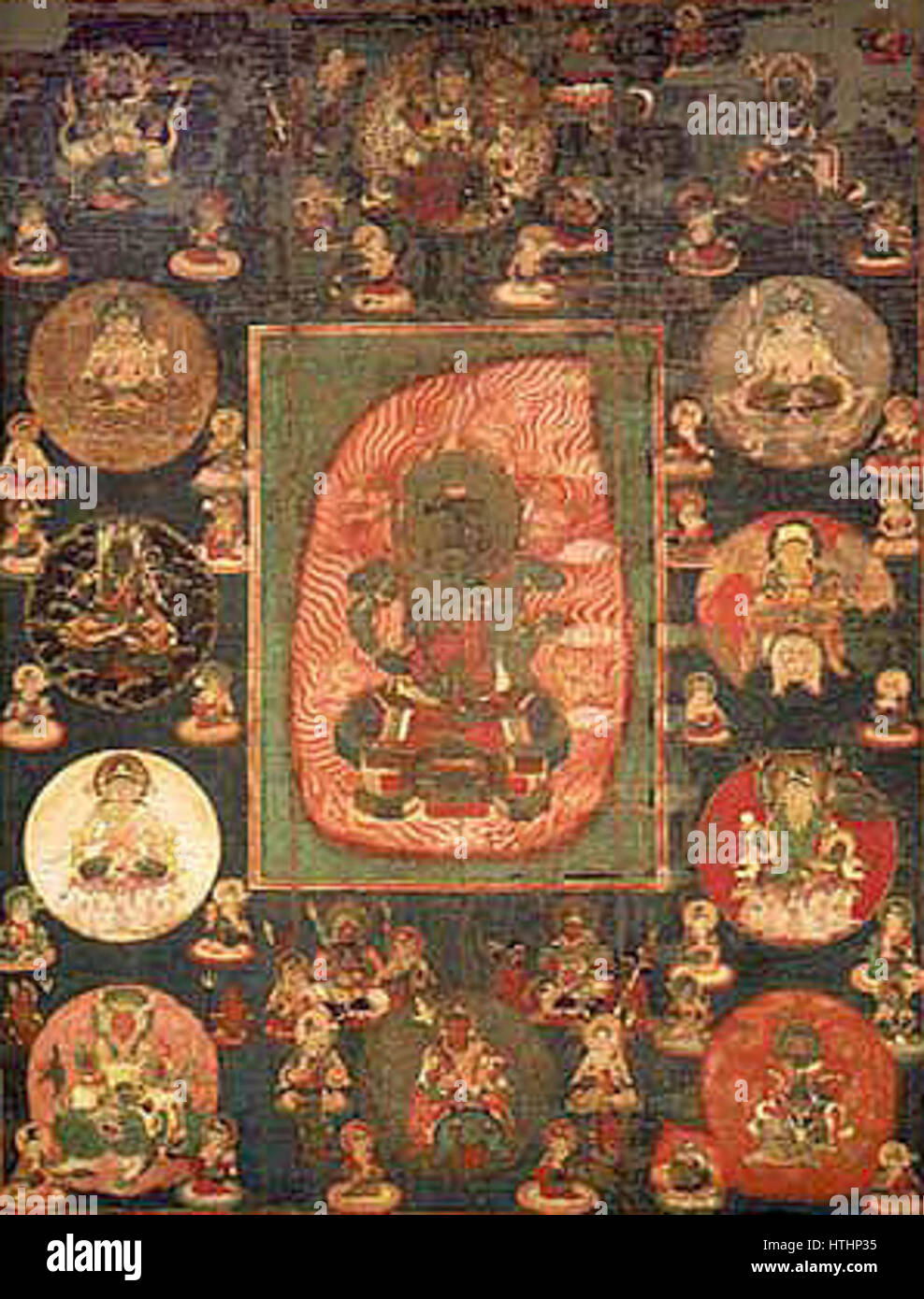 The 'Twelve Deva Mandala' from Kokubunji in Shimonoseki is a ...