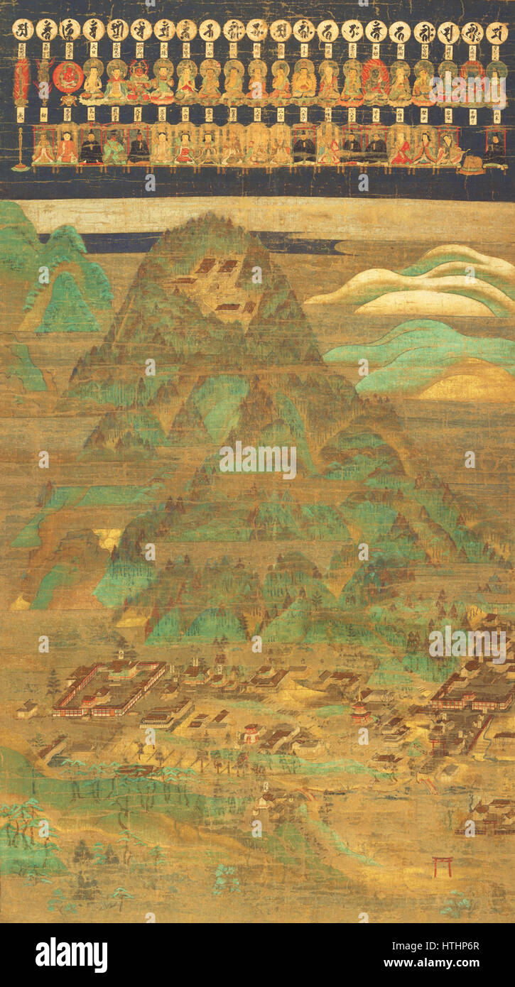 The Hie Sanno Miya Mandala, housed in the Nara National Museum, is a ...