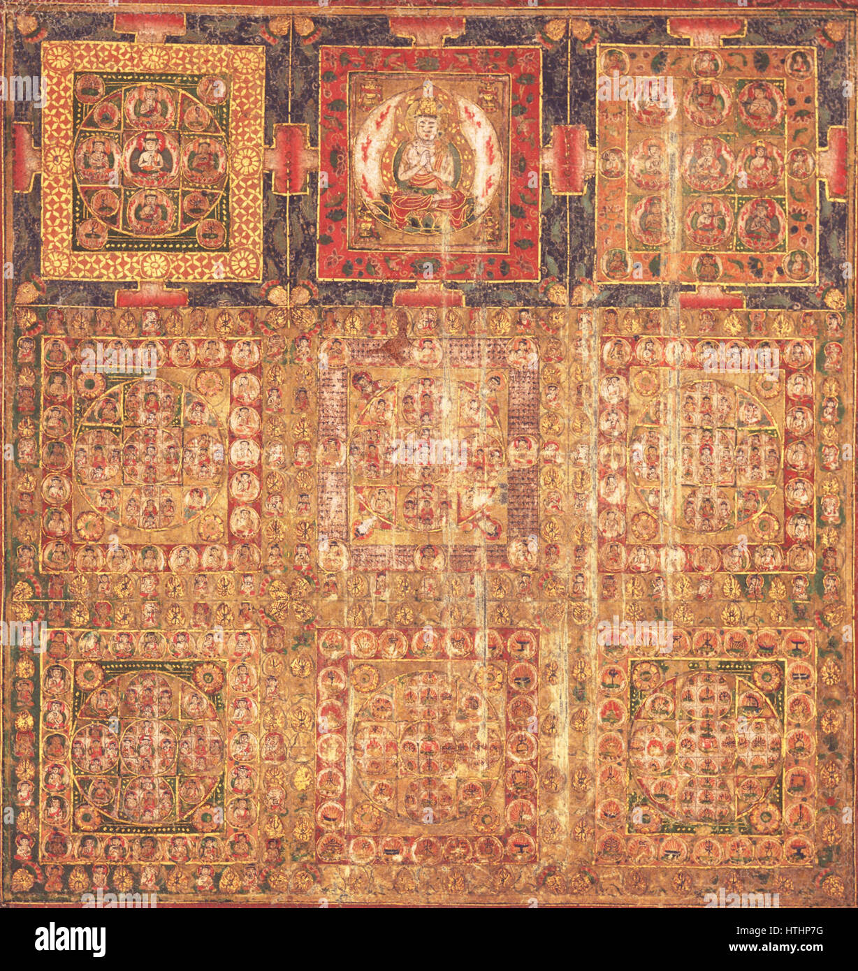 Ryokai Mandala Zushi Kongo (Nara National Museum Stock Photo - Alamy