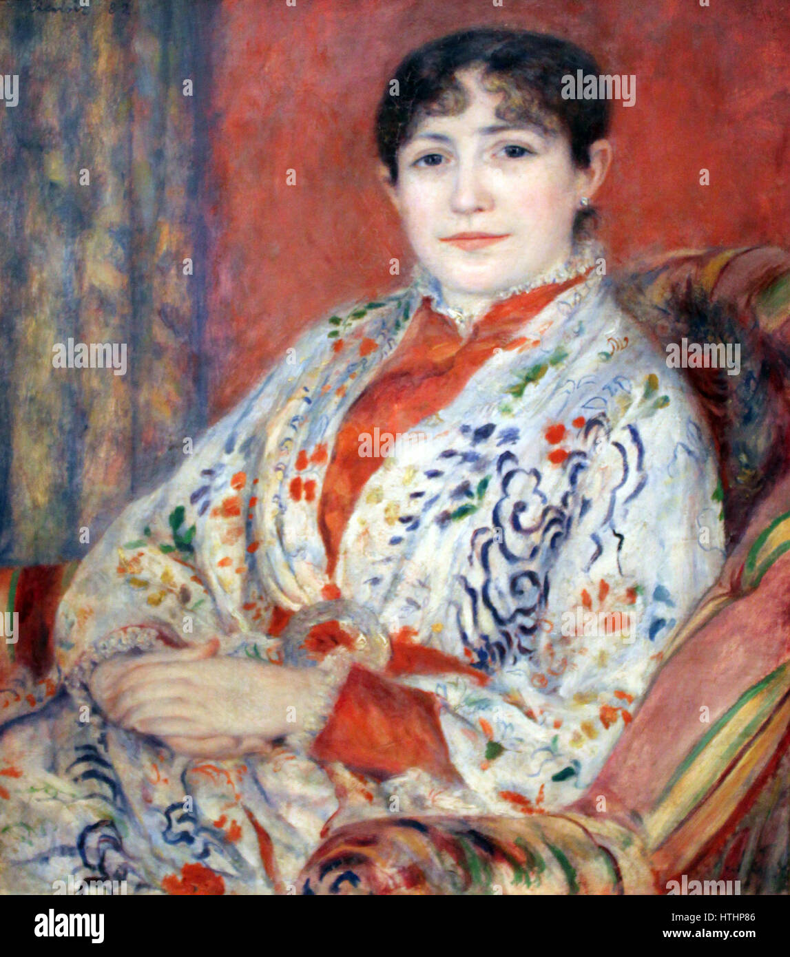 Pierre-Auguste Renoir - Portrait of Madame Henriot - 1882 by Anagoria ...