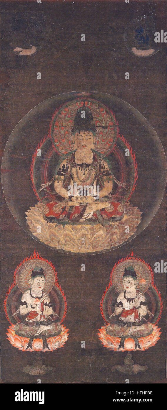 Amida Triad (Daigoji Stock Photo - Alamy