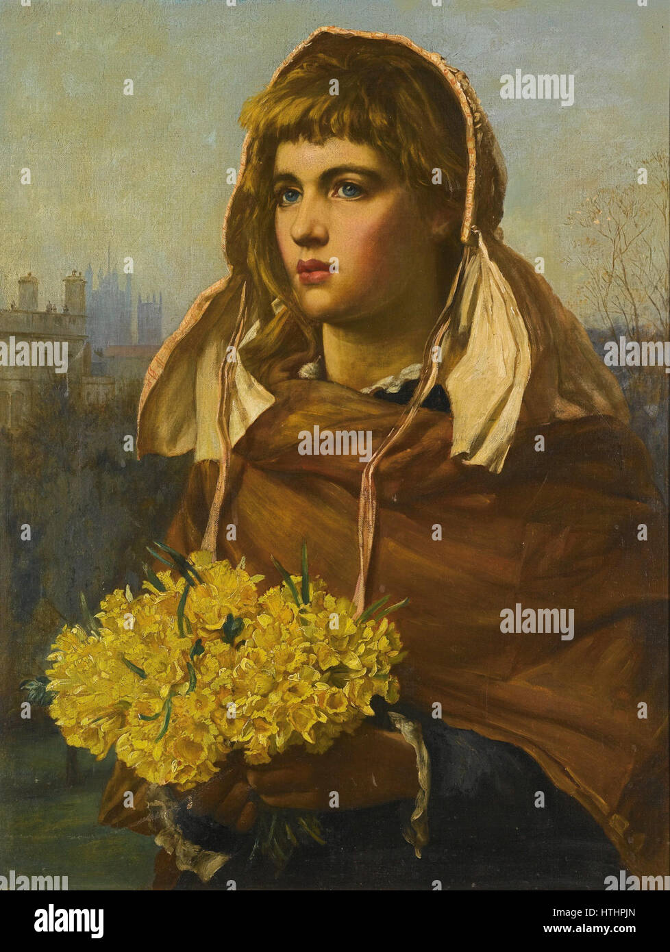 Valentine Cameron Prinsep - Fresh flowers from the country Stock Photo ...