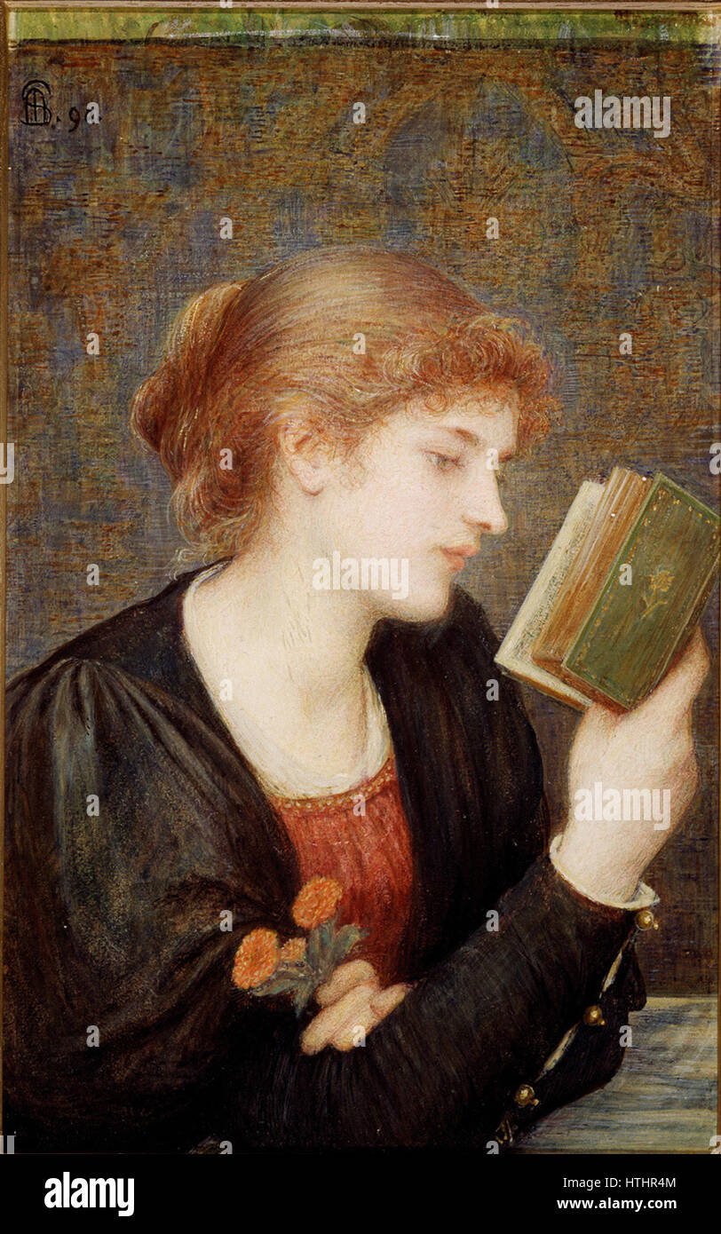 Marie Spartali Stillman - Love Sonnets Stock Photo - Alamy