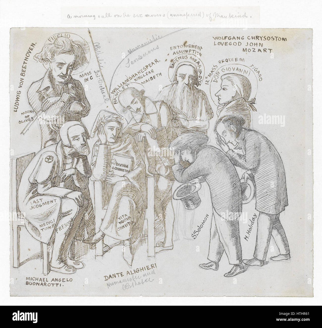 Simeon Solomon - Simeon Solomon's and Henry Holiday's artistic heroes ...