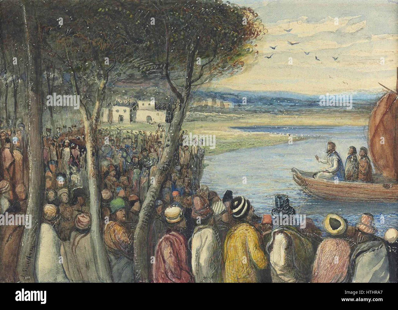 James Smetham’s 'Christ Preaching to the Multitudes' captures the ...