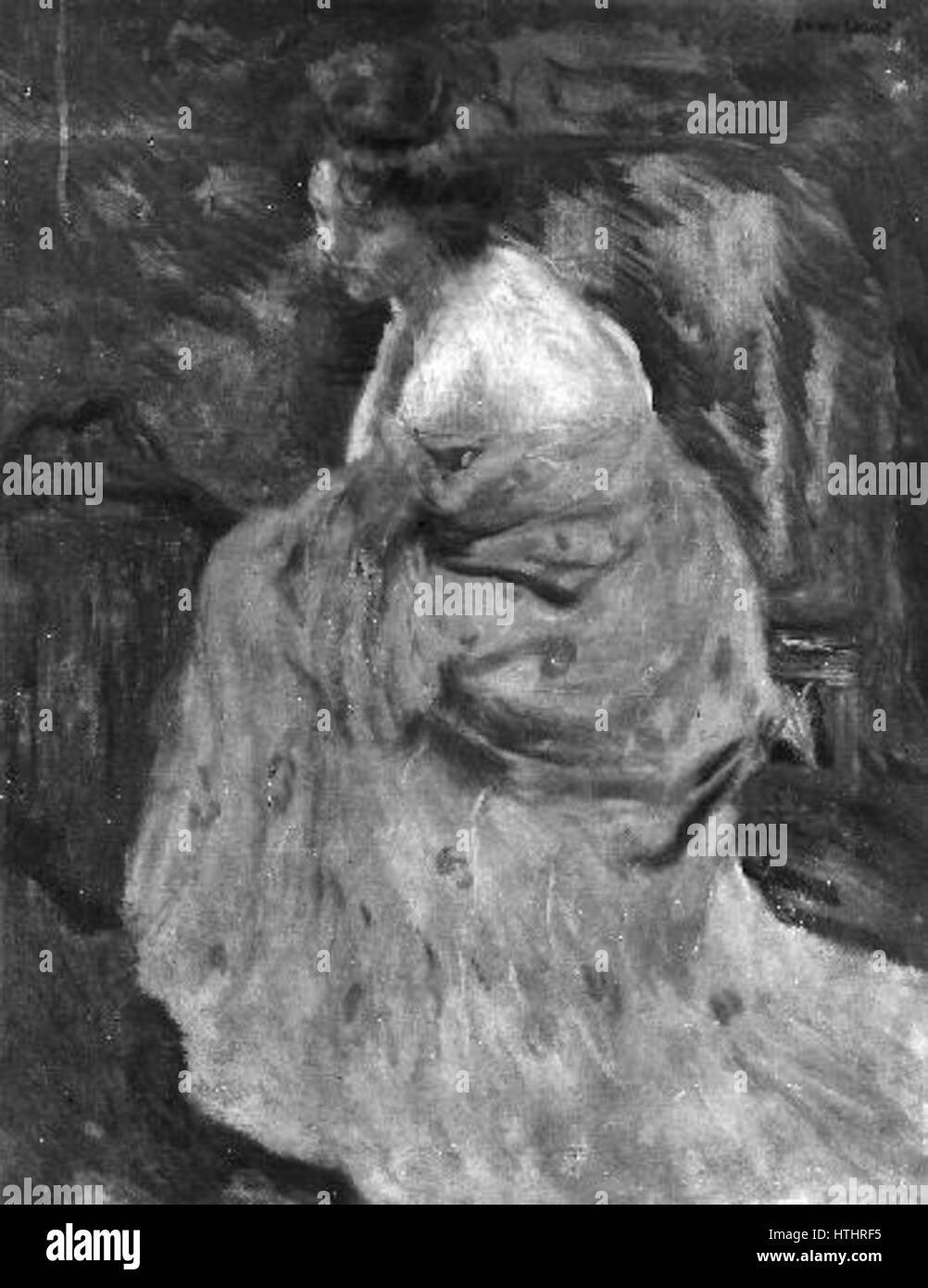 Karel Spillar 1871-1939 - Sedici dama v bilem Stock Photo - Alamy