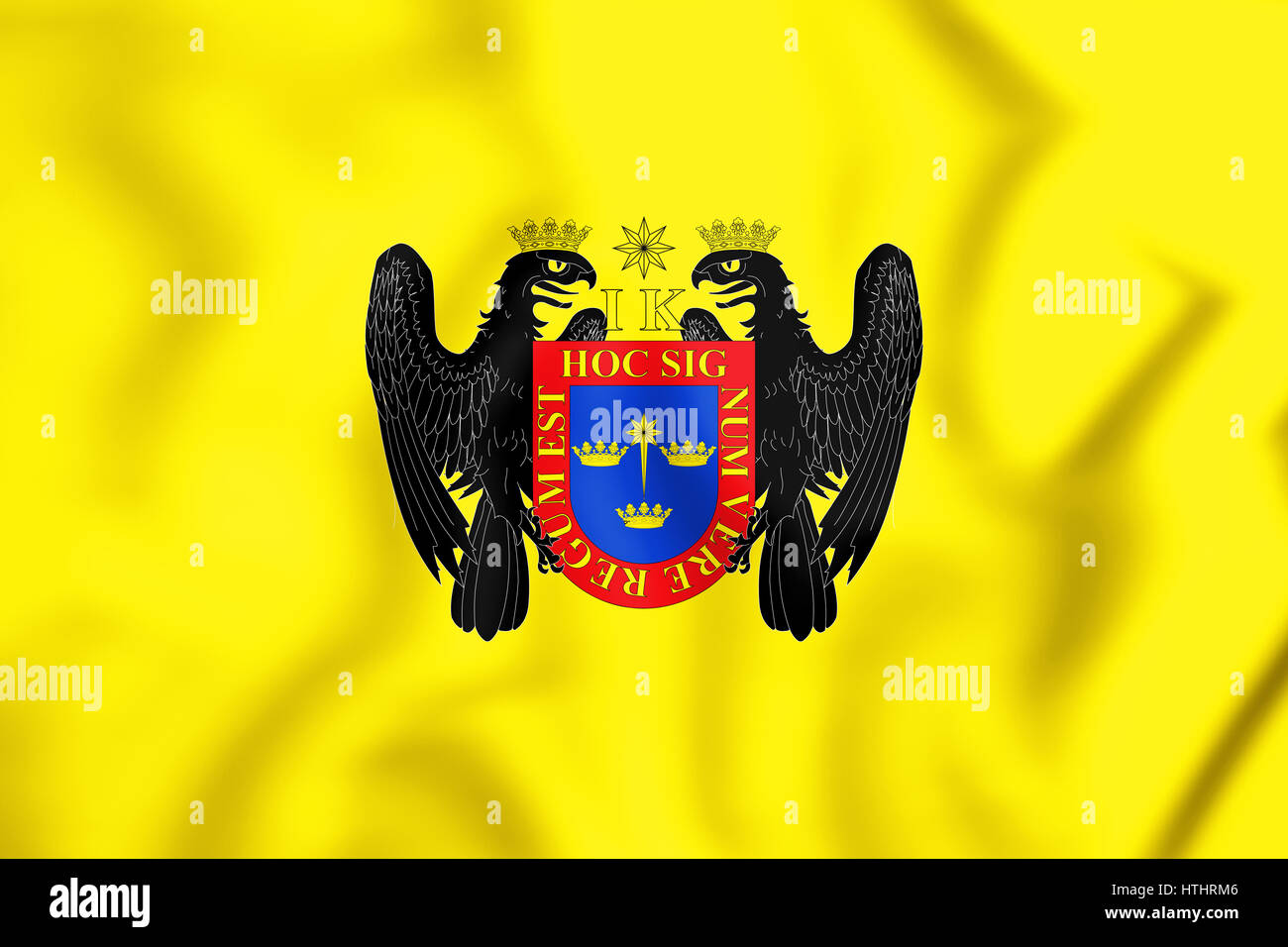 3D Flag of Lima, Peru. 3D Illustration Stock Photo - Alamy