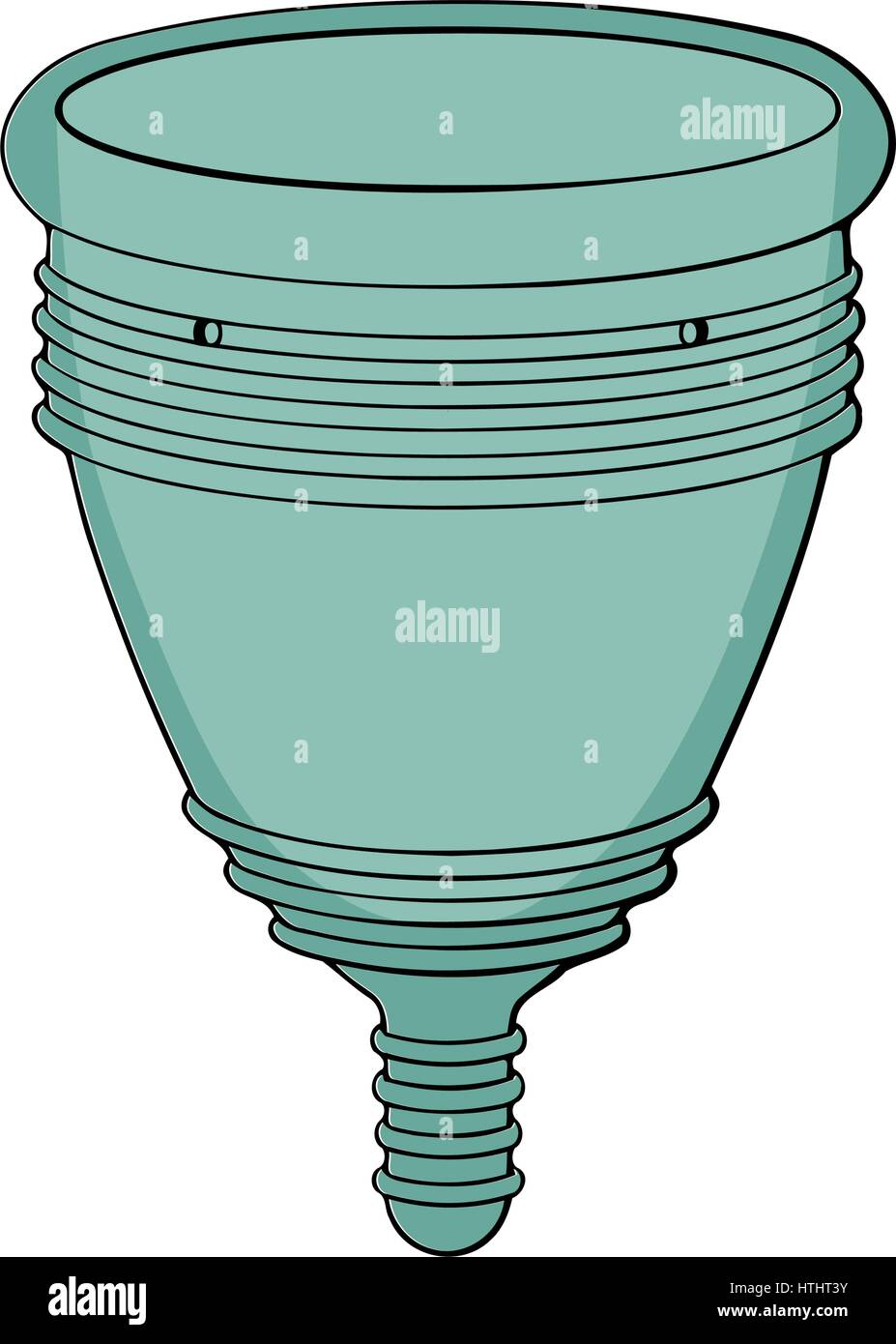 Menstruation cup Stock Vector Images - Alamy