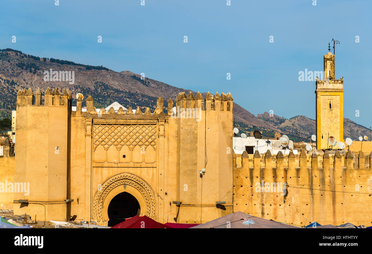 Bab Chorfa, a gate of Fes - Morocco Stock Photo - Alamy