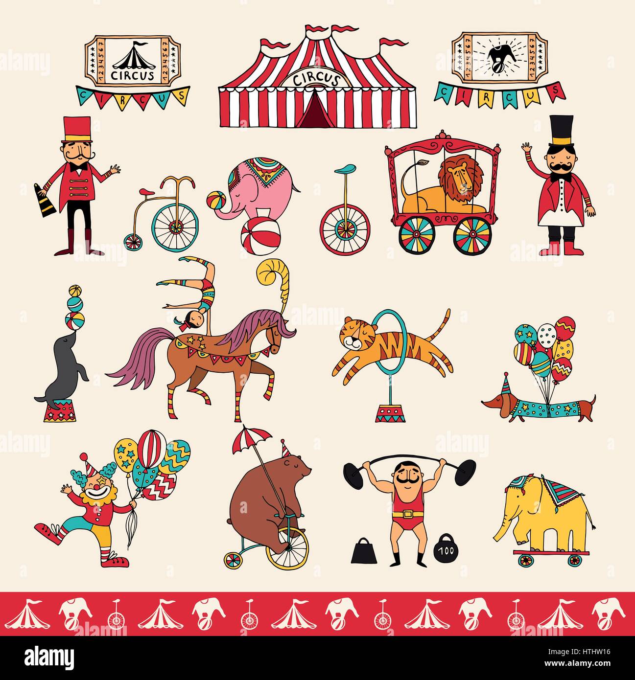 Circus strongman costume Stock Vector Images - Alamy