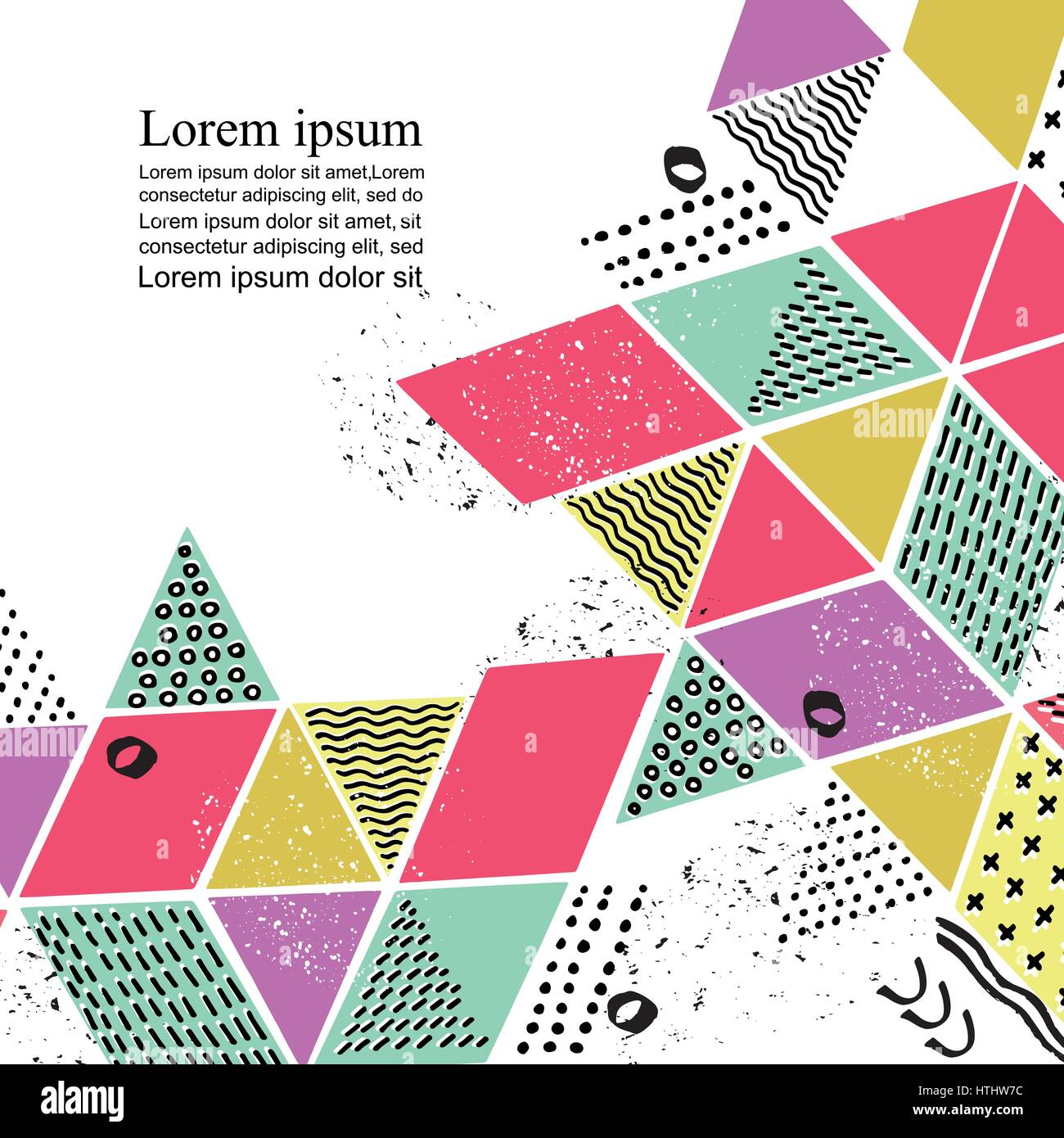 Different colored triangles Stock Vector Image & Art - Alamy