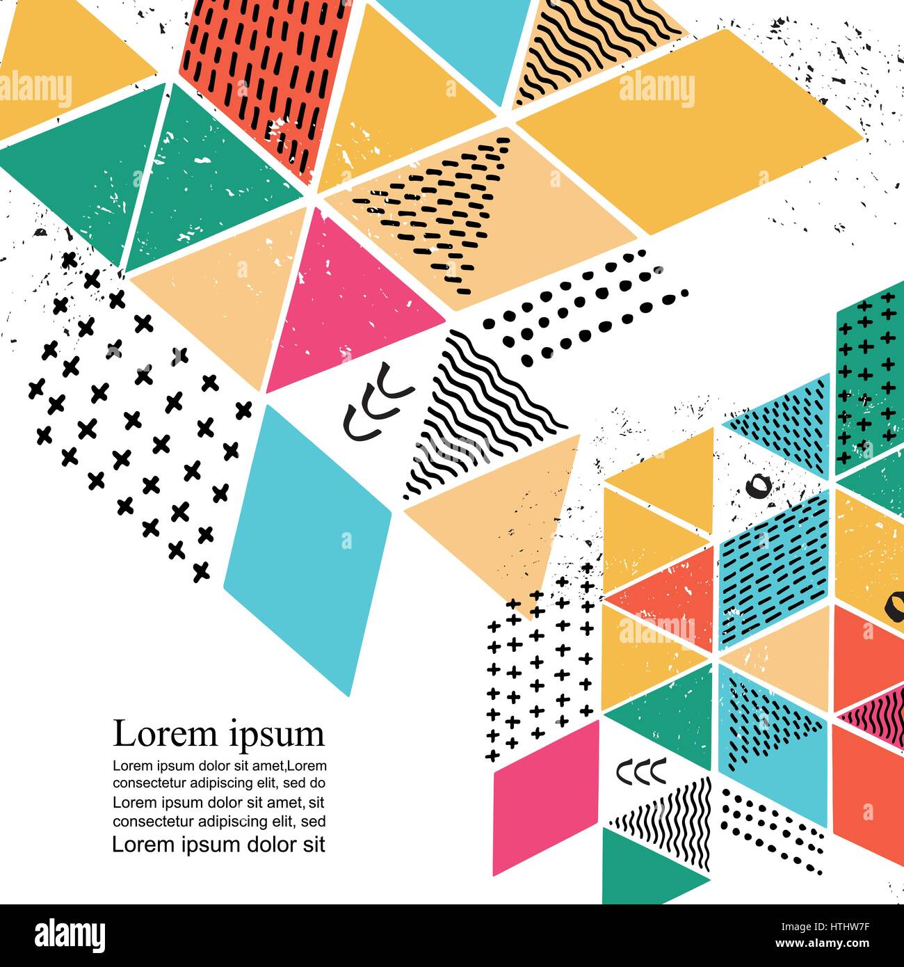 Different colored triangles Stock Vector Image & Art - Alamy