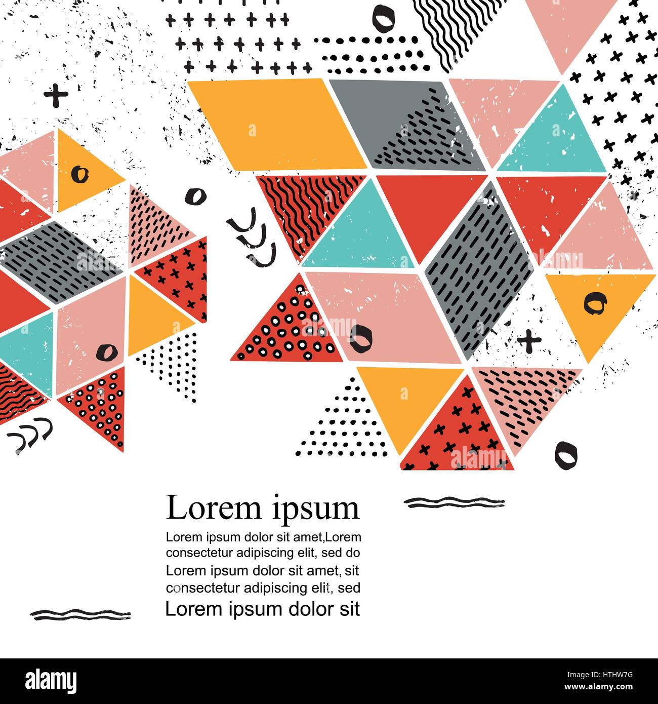 Different colored triangles Stock Vector Image & Art - Alamy