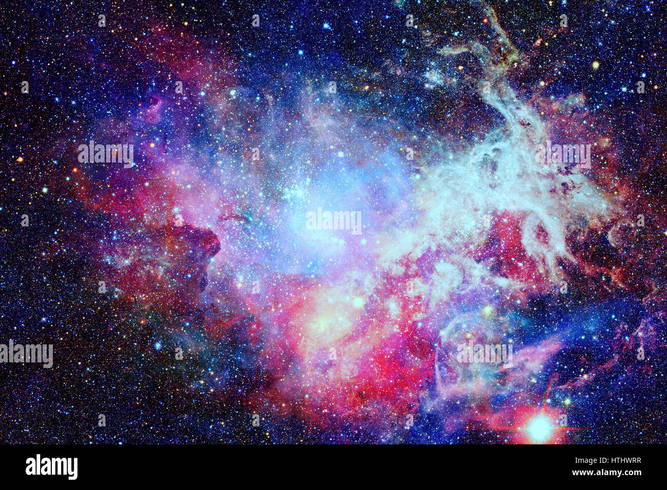 Beautiful nebula and Galaxy. Elements of this Image Furnished by NASA ...