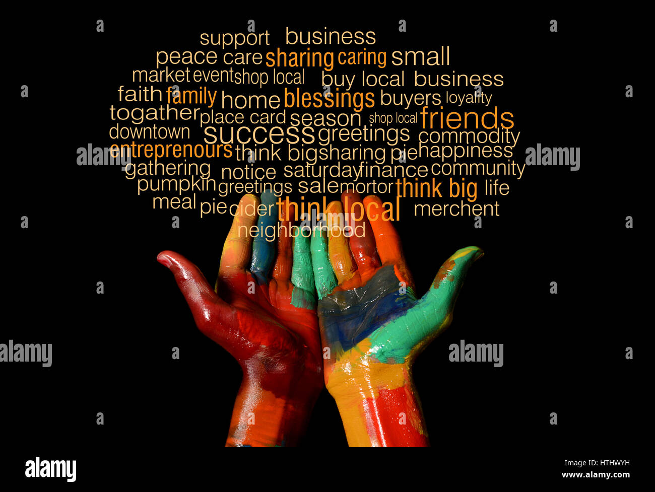 Word collage hi-res stock photography and images - Alamy