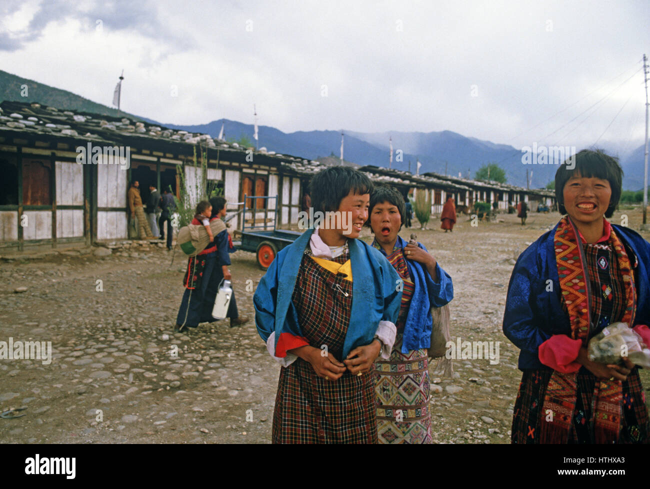 Village outside Paro, Bhutan, Himalayas Stock Photo - Alamy