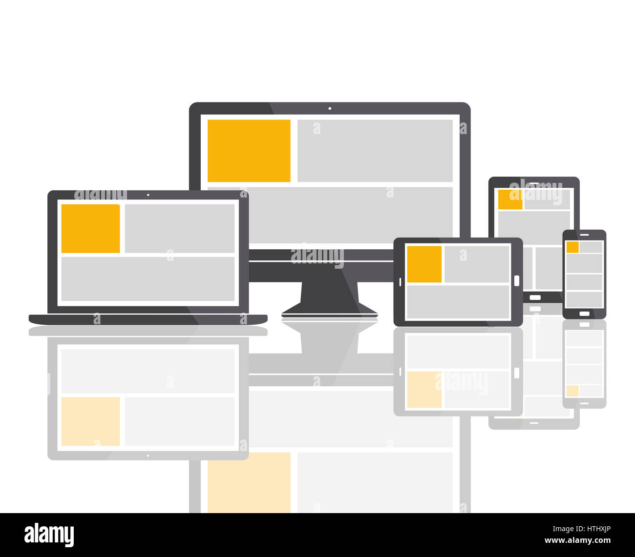 Web Design Template Copy Space Concept Stock Photo - Alamy
