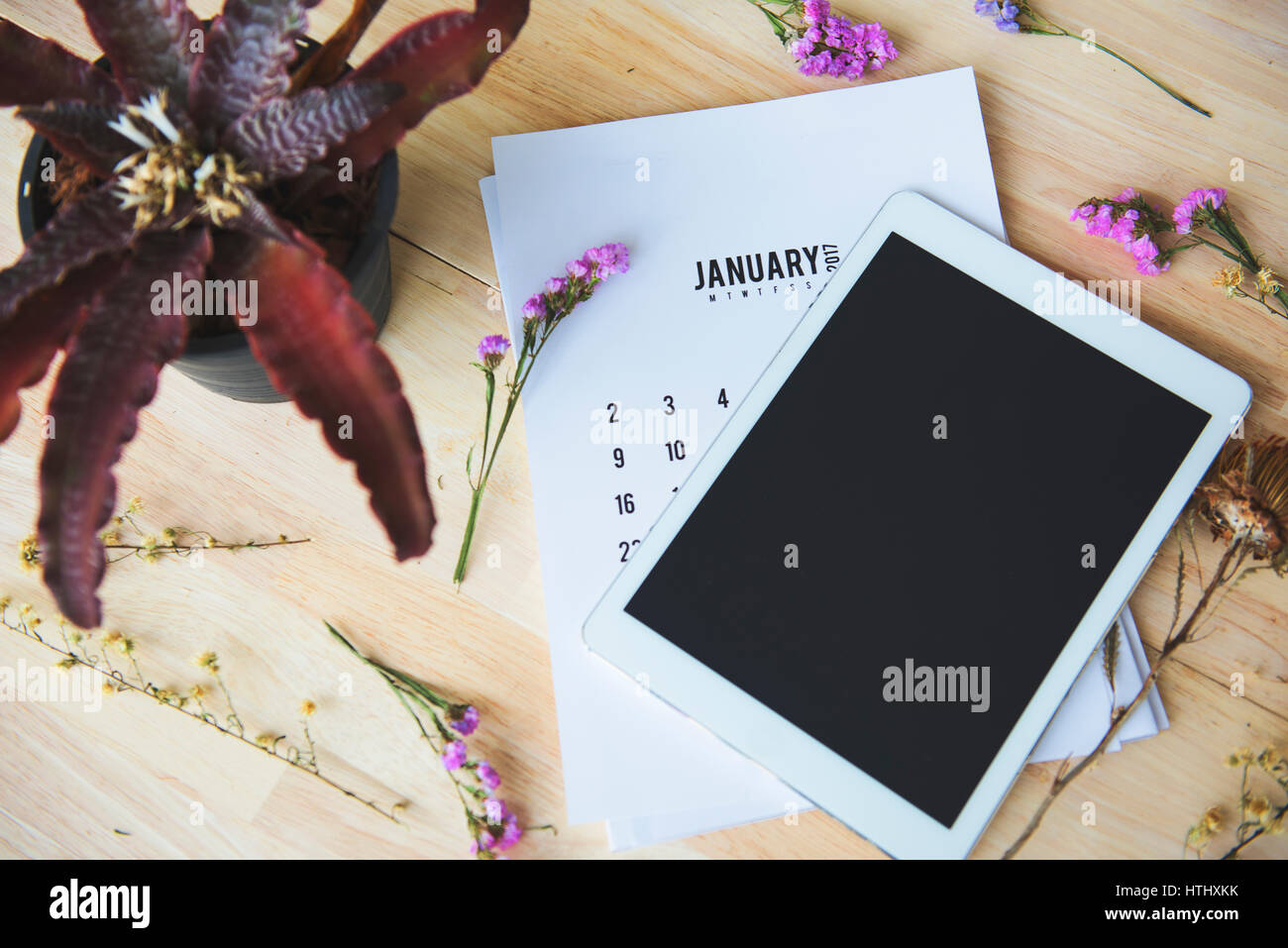 Digital flatlay hi-res stock photography and images - Alamy