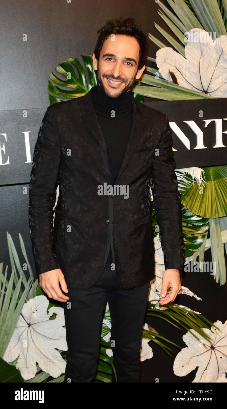 Elle and IMG fashion week kick off in New York Featuring: Amir Arison ...