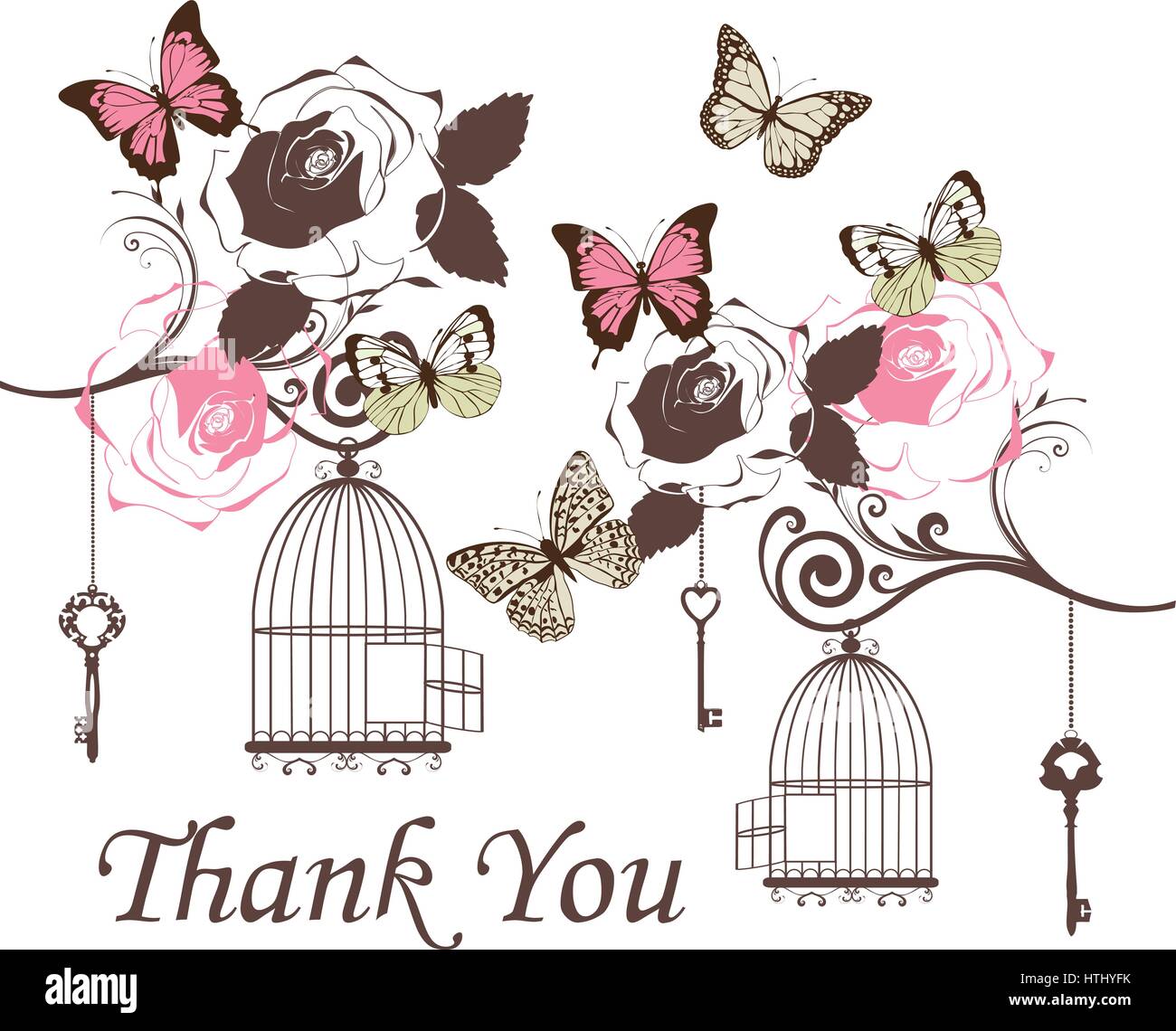 Vintage Thank You Clipart