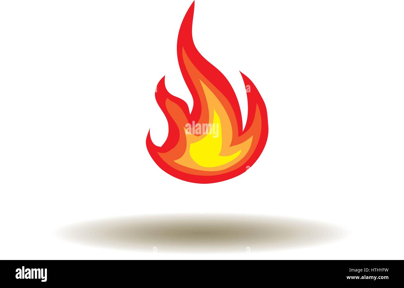vector illustration of a fire icon Stock Vector Image & Art - Alamy