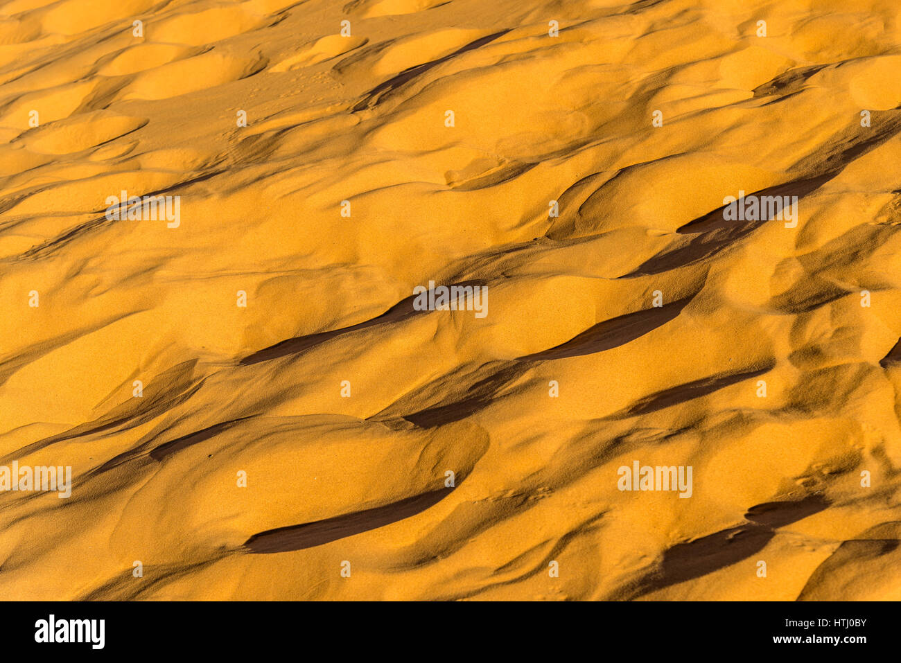 Texture of sand in the Sahara Desert at Merzouga, Morocco Stock Photo ...