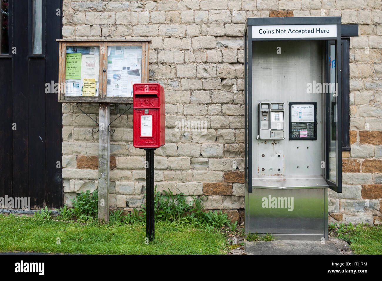 Village notice board post box hi-res stock photography and images - Alamy