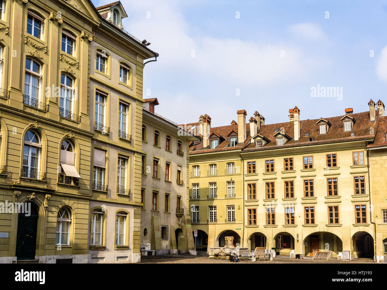 Buildings in the city center of Bern - Switzerland Stock Photo - Alamy