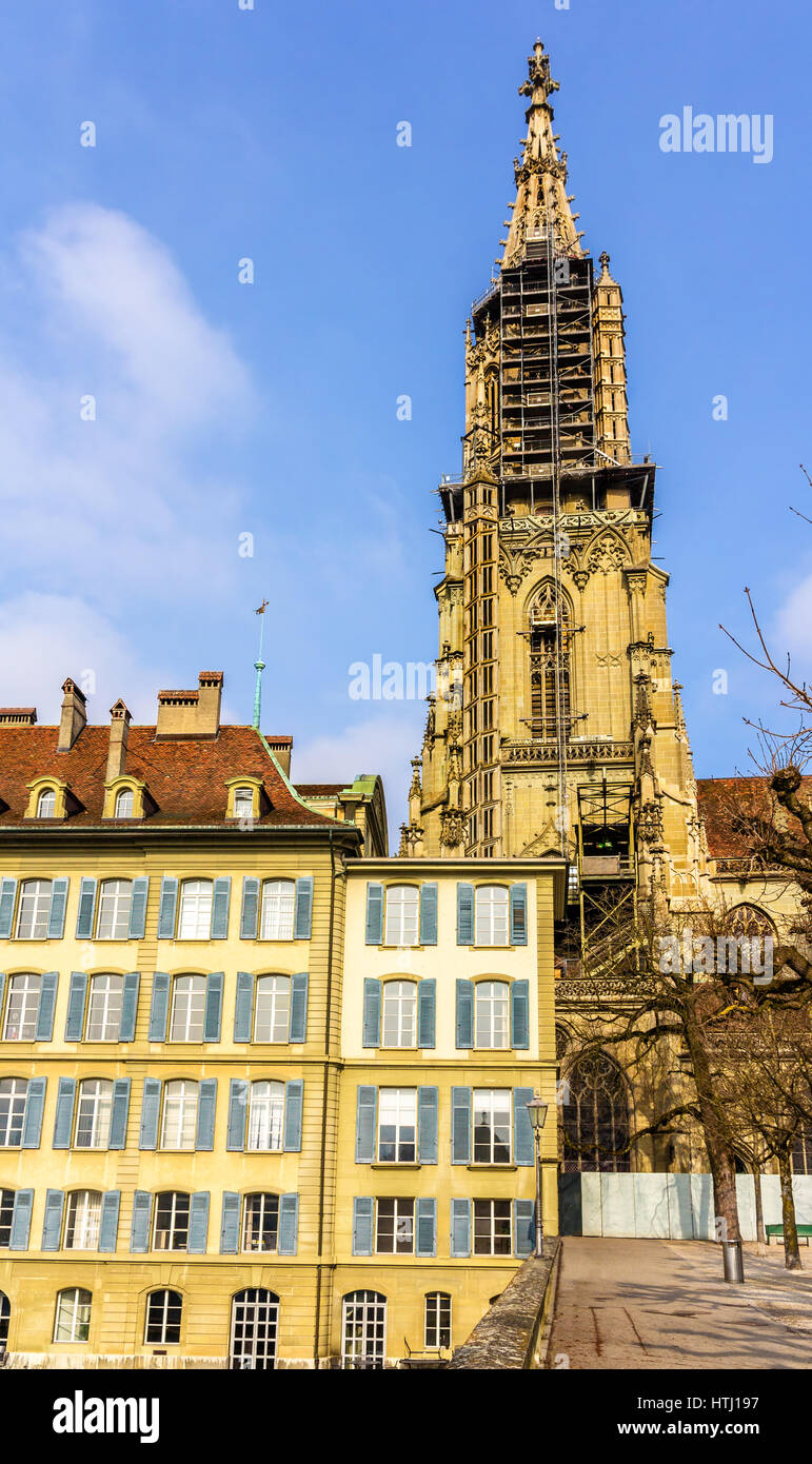 Belfry of the Bern Cathedral - Switzerland Stock Photo - Alamy