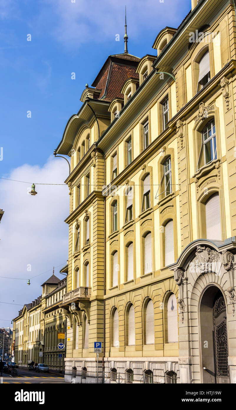 Buildings in the city center of Bern - Switzerland Stock Photo - Alamy