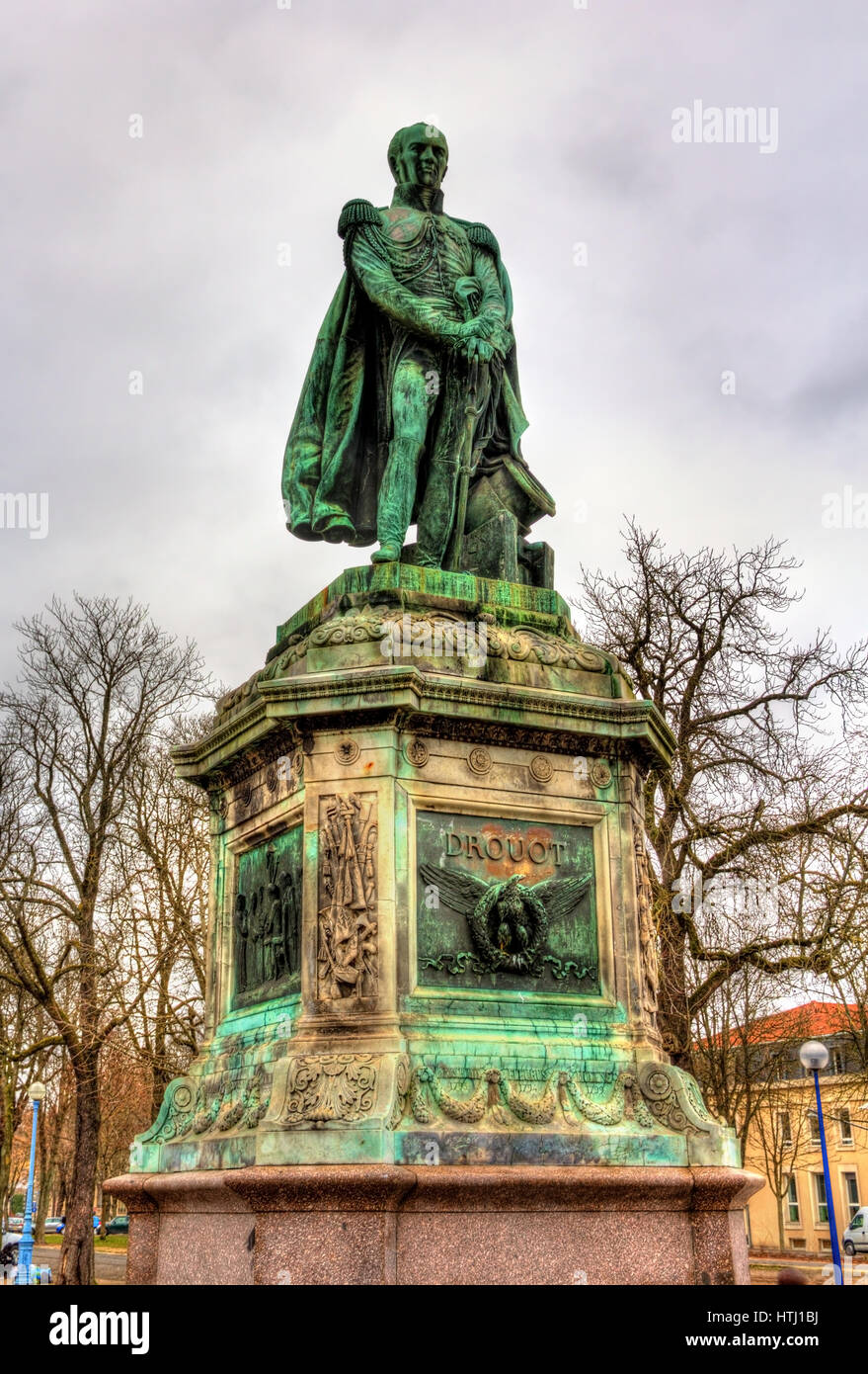 Statue of Antoine Drouot, one of Napoleon's generals, in Nancy, France ...