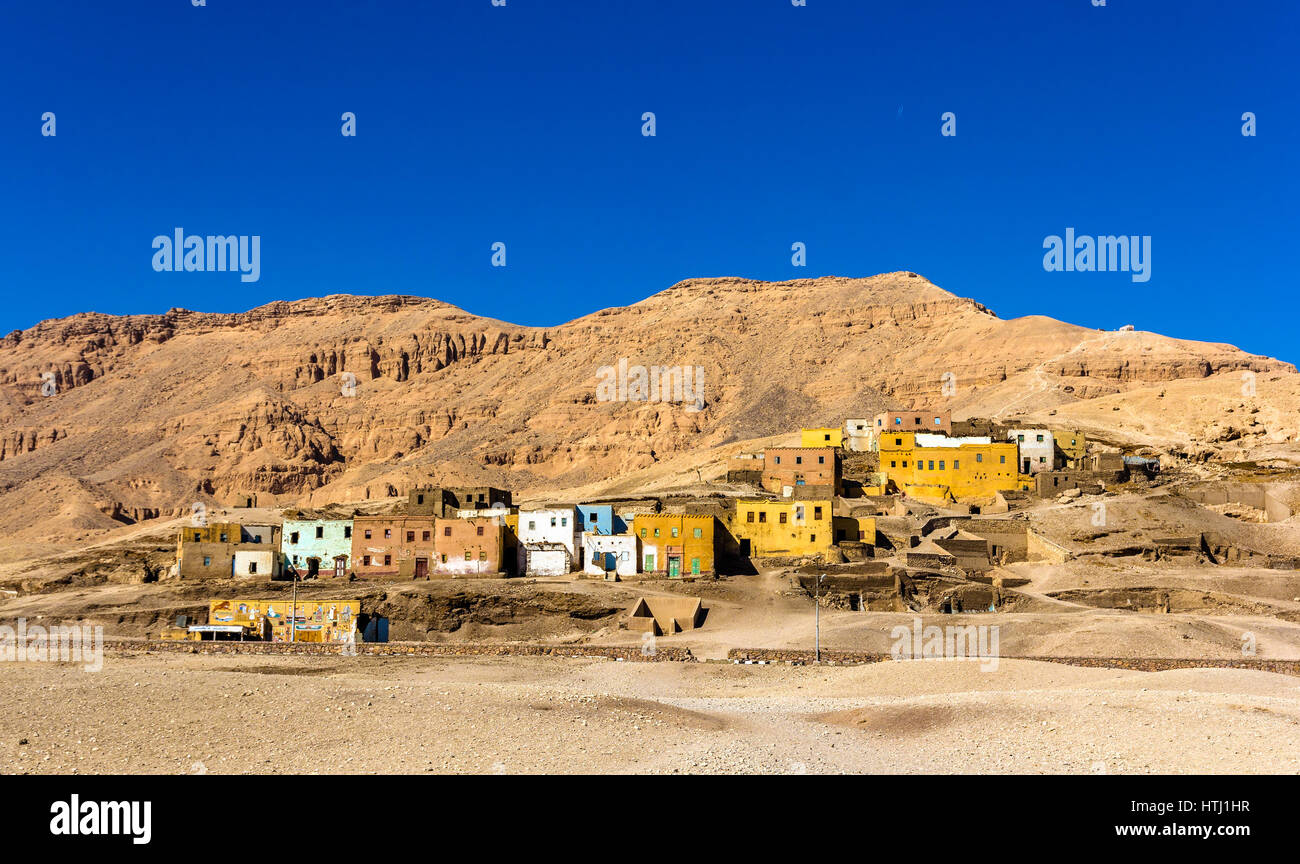 Village near valley kings egypt hi-res stock photography and images - Alamy
