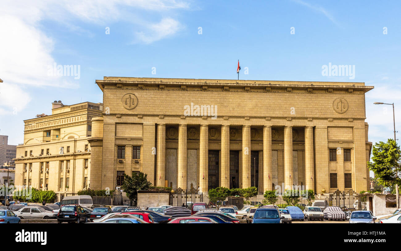 Egyptian High Court of Justice in Cairo Stock Photo - Alamy