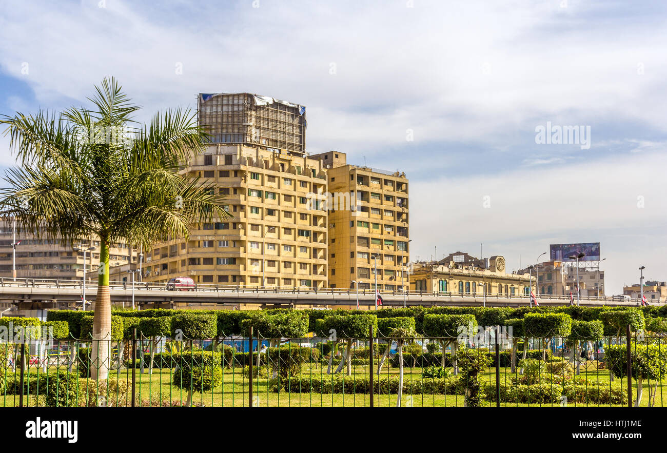 Garden on Al-Ataba Square in Cairo - Egypt Stock Photo - Alamy