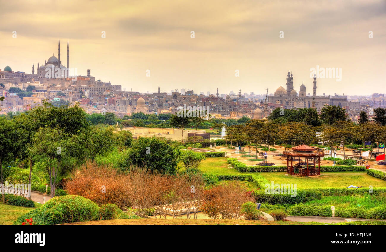 View cairo from citadel egypt High Resolution Stock Photography and ...