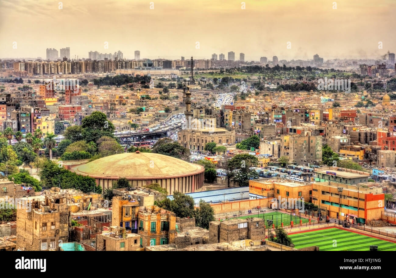 View of Cairo from the Citadel - Egypt Stock Photo - Alamy