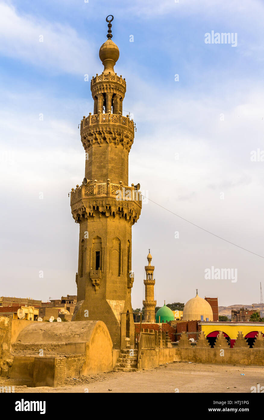 Minaret of the Mosque of Amir al-Maridani in Cairo - Egypt Stock Photo ...