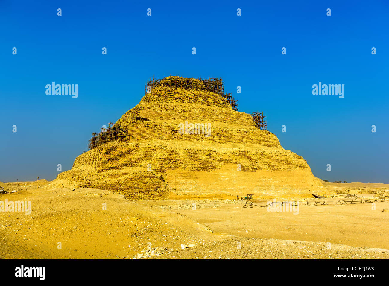 The Step Pyramid of Djoser at Saqqara - Egypt Stock Photo - Alamy