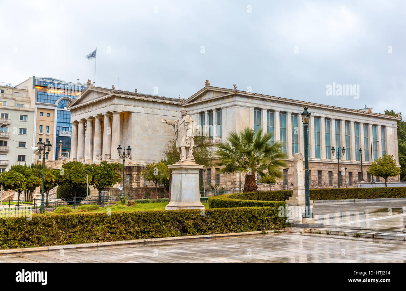 National Library in Athens - Greece Stock Photo - Alamy