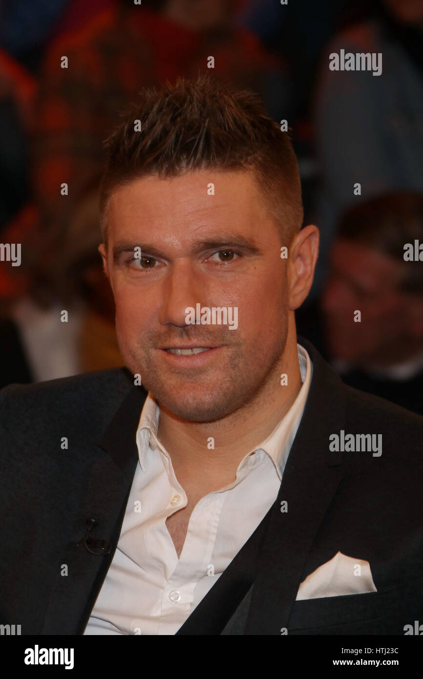 Markus Lanz Talkshow at Studio Stahltwiete. Featuring: Ivan Klasnic (Ex ...