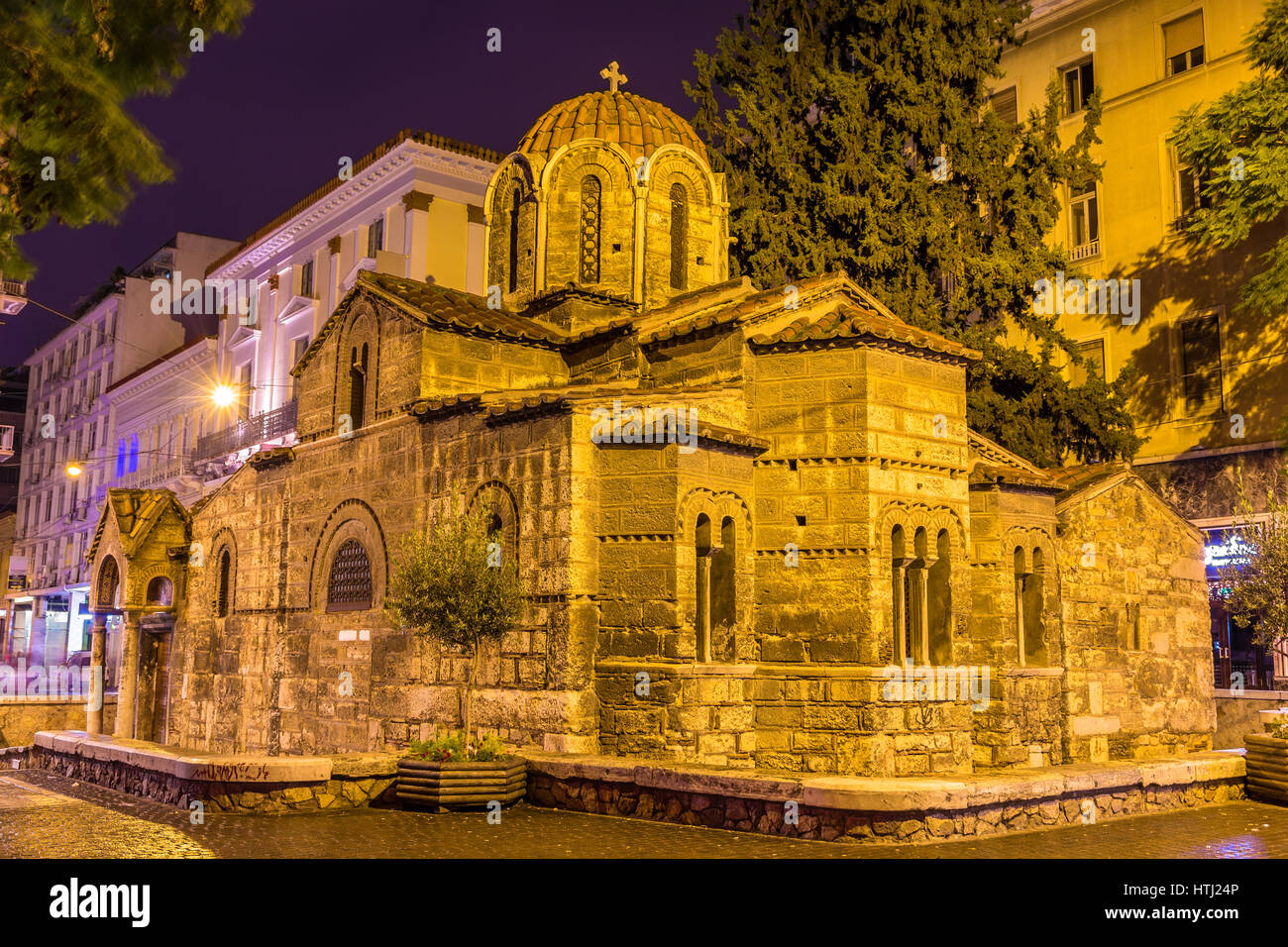 Church of Panagia Kapnikarea, an ancient church in Athens, Greece Stock ...
