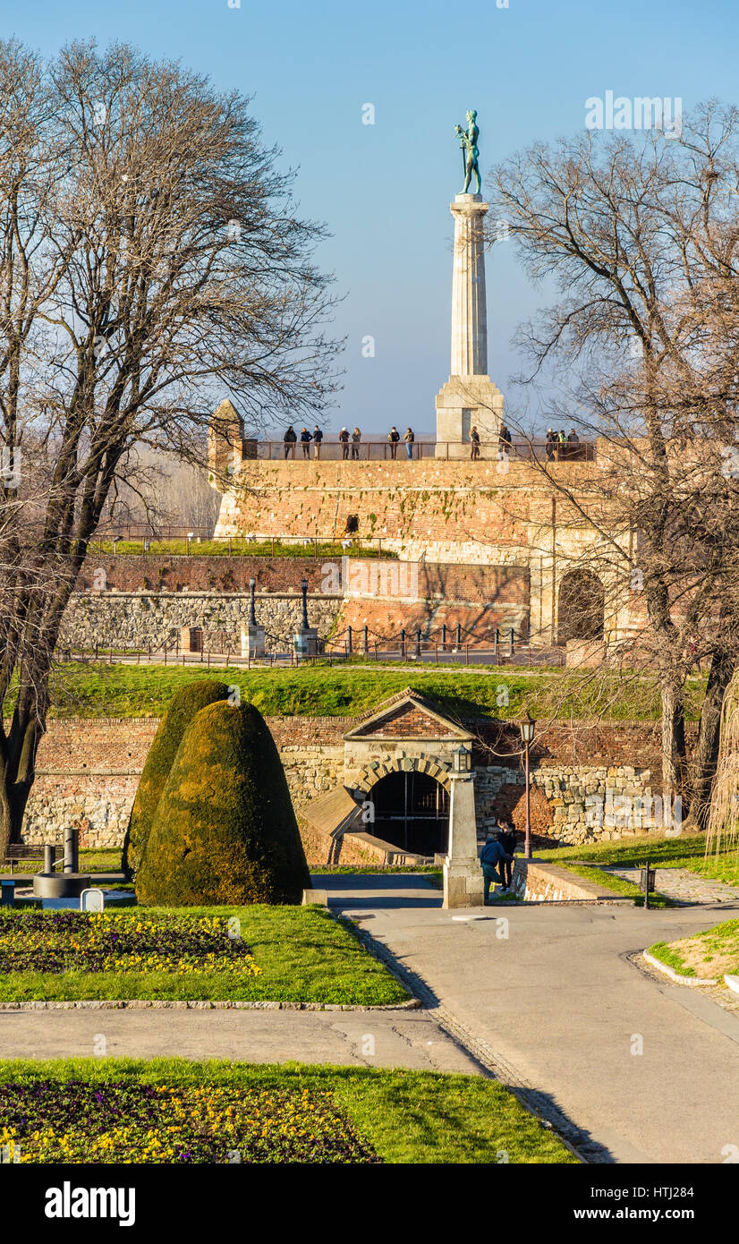 View of Kalemegdan Park in Belgrade - Serbia Stock Photo - Alamy
