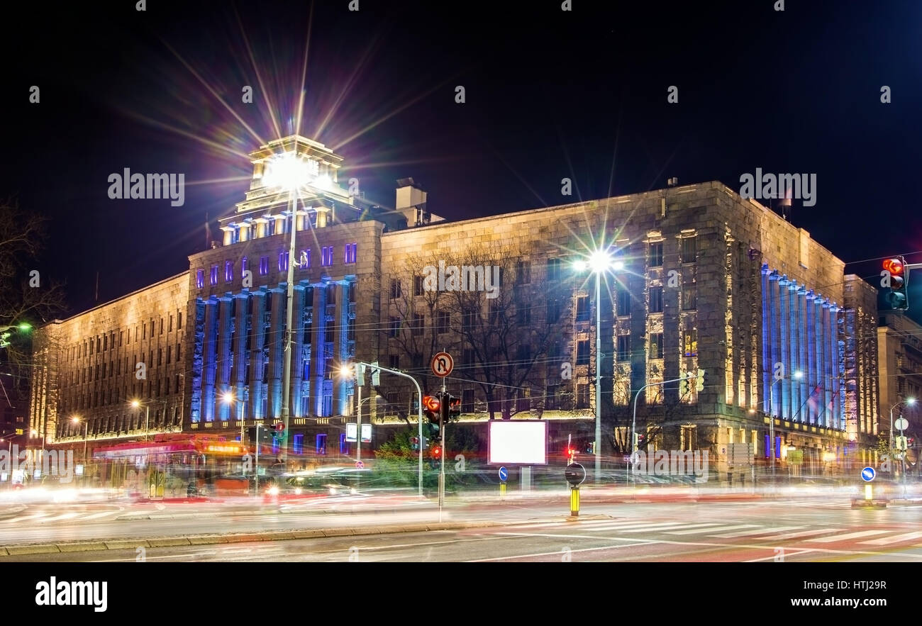 Main Post Office of Serbia in Belgrade Stock Photo - Alamy