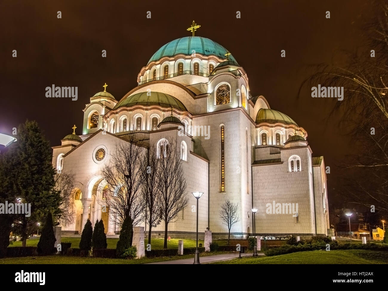 The Saint Sava Cathedral in Belgrade Stock Photo - Alamy