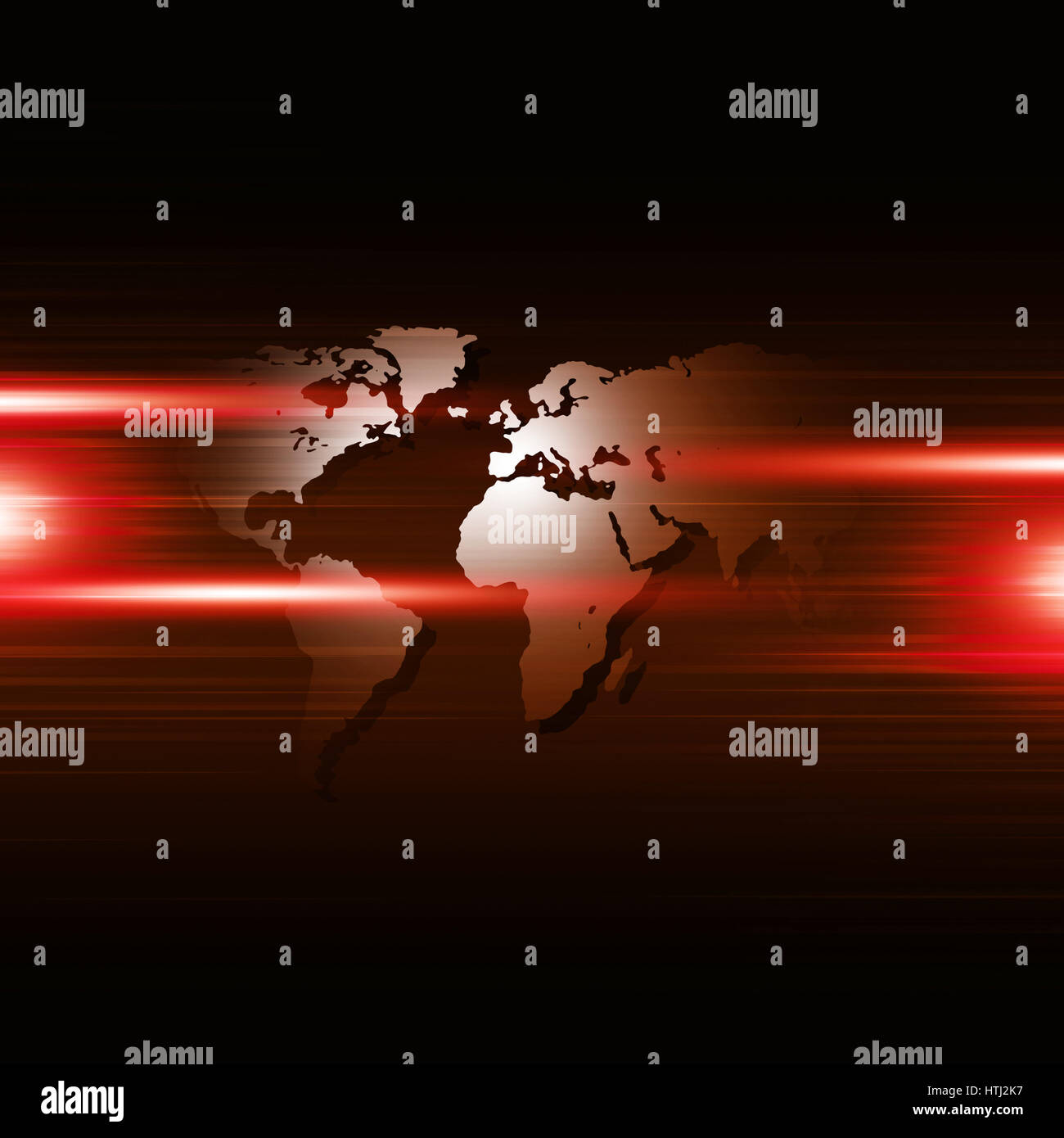 abstract business concept technology connections red background Stock ...